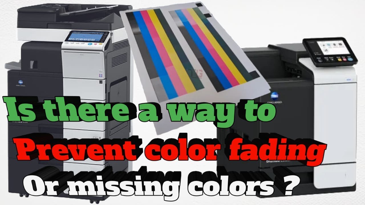 How to Fix Faded or Missing Colors on Konica Minolta Printers ...