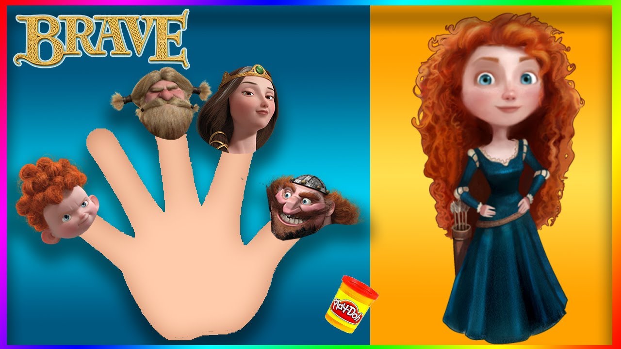 Brave finger family song | Daddy finger song Brave | Brave Puppets ...
