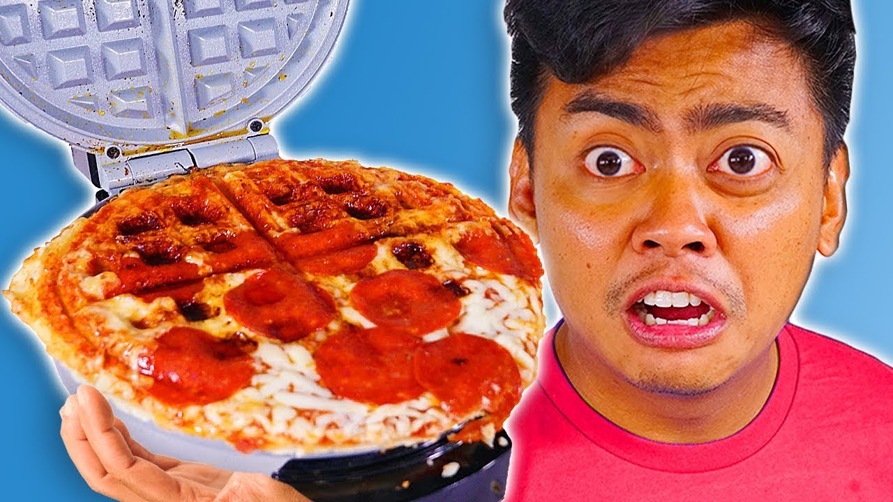 10 Foods You Can Waffle Hack - Experiment - YouTube