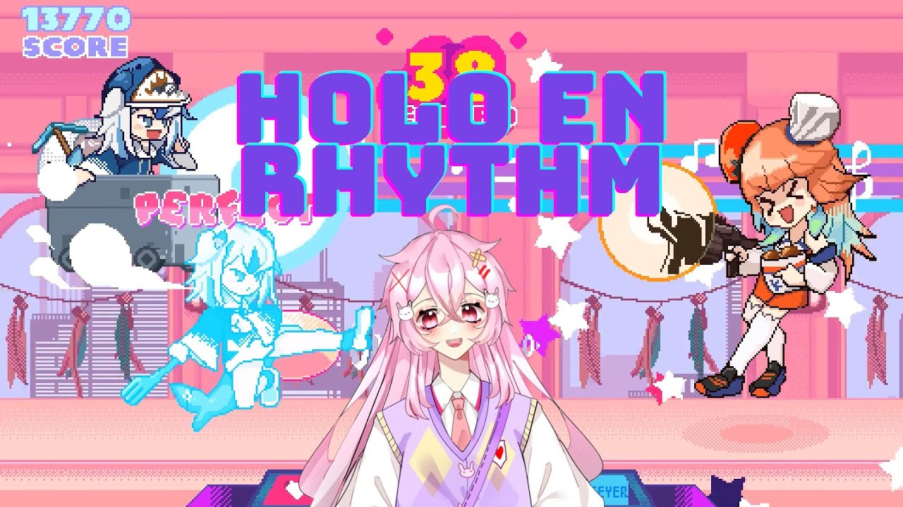 [Holo EN Rhythm] Maenan Musik tapi versi Hololive EN {Vtuber ID} - YouTube