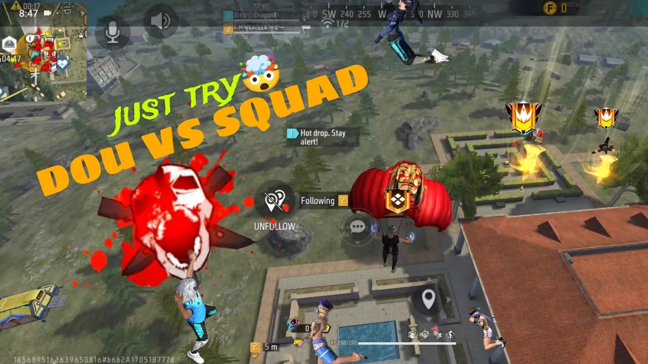 Dou Vs Squad Just Try One🔥 |Mobile gameplay making reality video Defeat in peak☠️ - YouTube