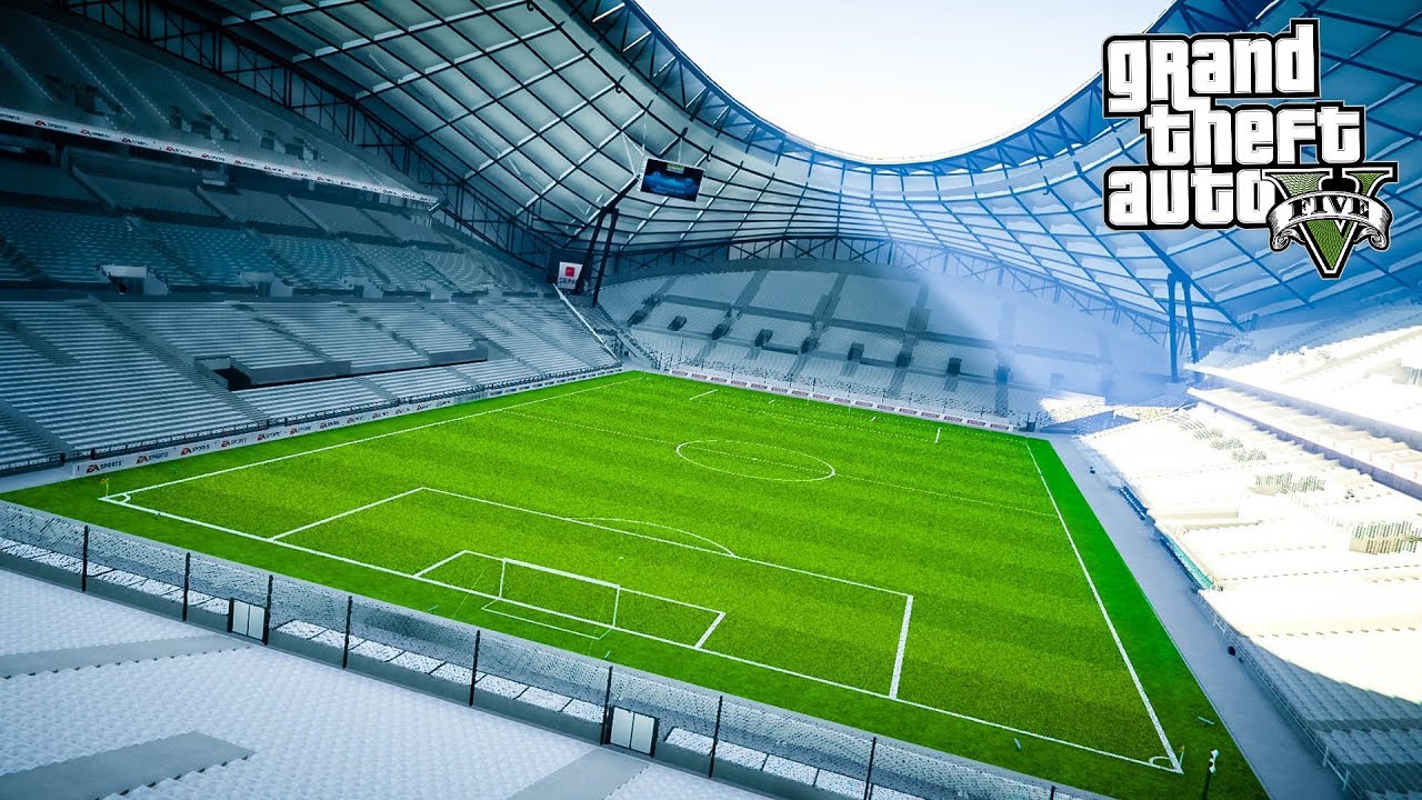 ยิ่งใหญ่อลังการ โครตสนามฟุตบอล STADE VÉLODROME - GTA V Mod [Yamatum O ...