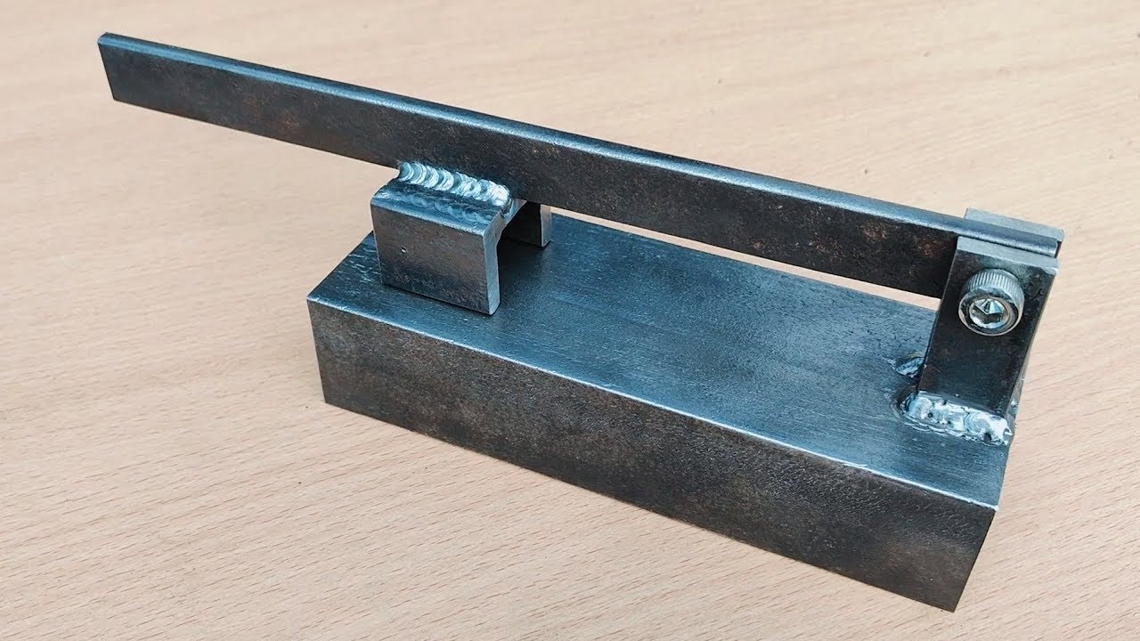 not many people know how to make a simple DIY metal bending tool - YouTube