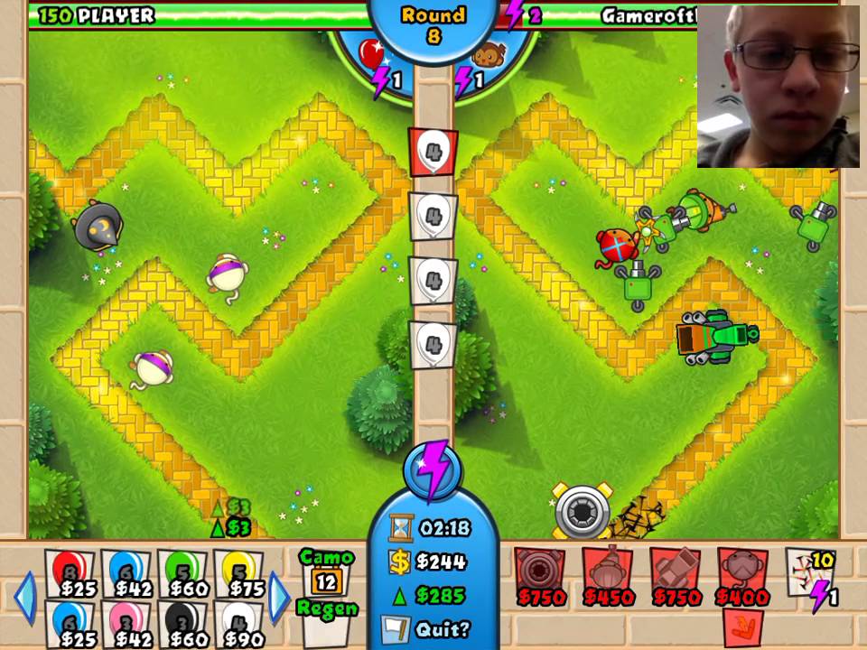 Balloons tower defence battles episode 5 NO RESTRICTIONS - YouTube