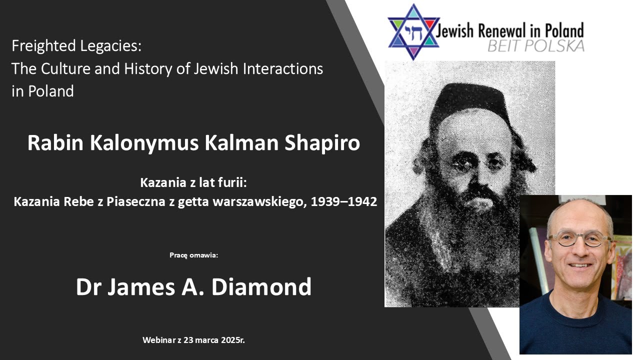 Dr James A. Diamond omawia "Kazania z lat furii" - Kazania Rabina ...