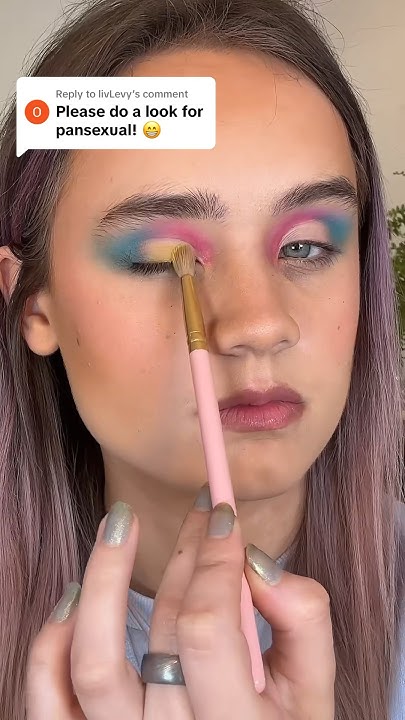 Pansexual Makeup Look For Pride Pride Makeup Tutorial Youtube