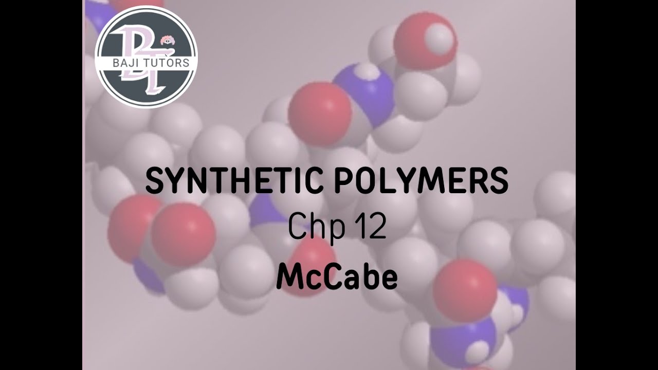 Lecture 1 Synthetic Polymers - YouTube