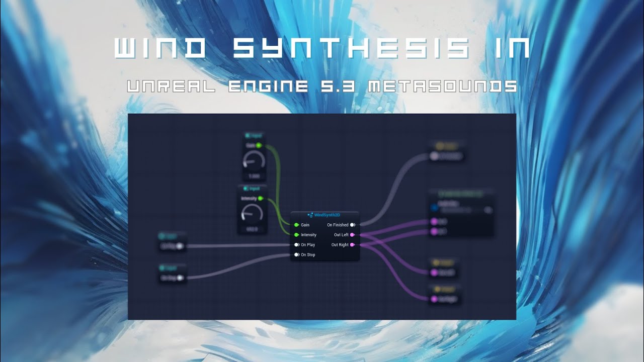 Wind Synthesis in Unreal Engine 5.3 Metasounds - YouTube