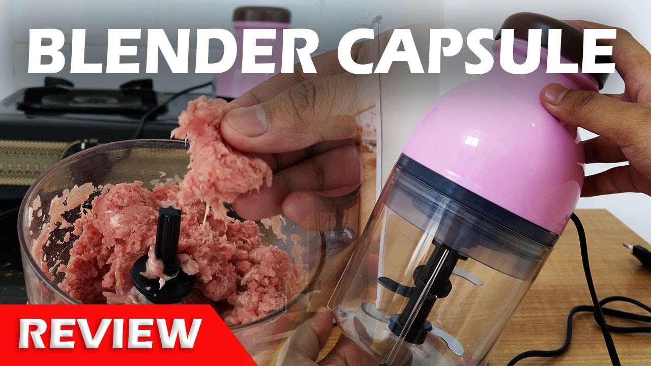 BLENDER PORTABLE KAPSUL CUTTER QUATRE BLENDER CAPSULE - YouTube