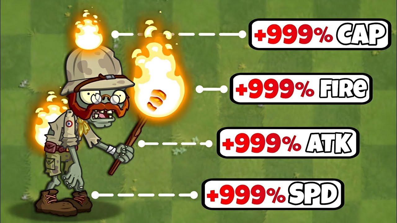 PvZ 2 MAX LEVEL UPGRADING Torchlight Zombie Plants vs Zombies 2 - YouTube