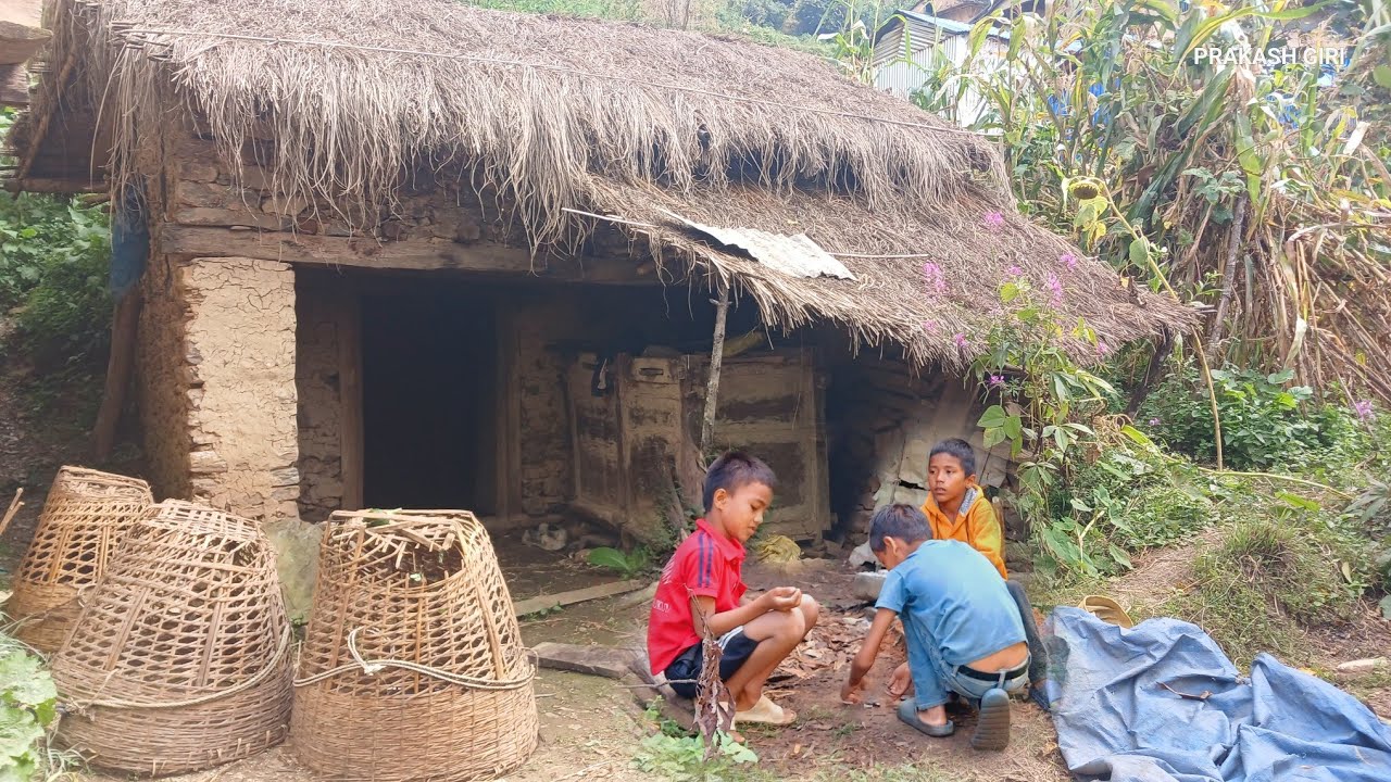 Living very Hard life in Nepali Mountain village lifestyle || Dely ...