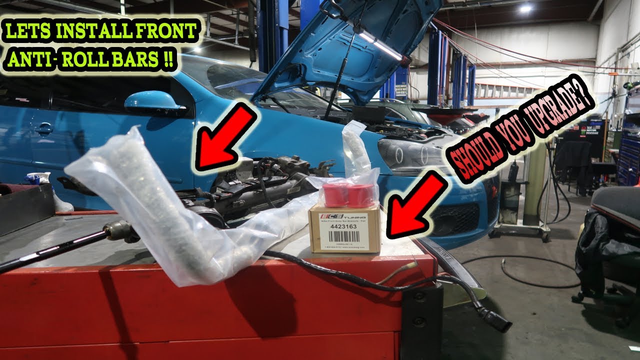 Front Sway Bar Upgrade on a VW Golf — Full DIY Install! - YouTube
