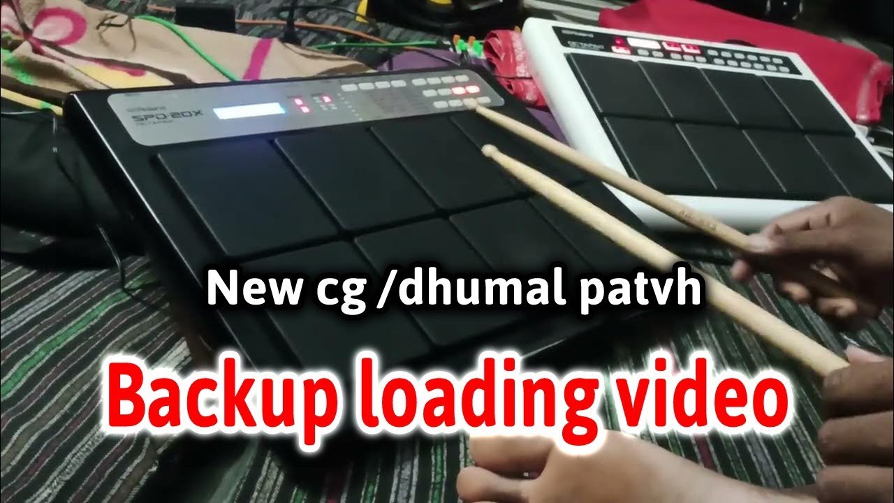 roland spd 20x octapad backup load and new patch editing video ...