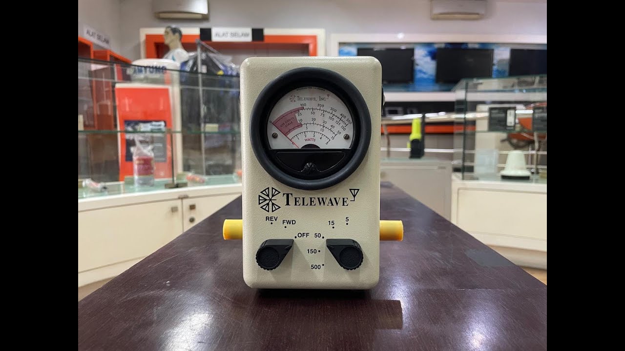 Wattmeter TELEWAVE 44L1 - YouTube
