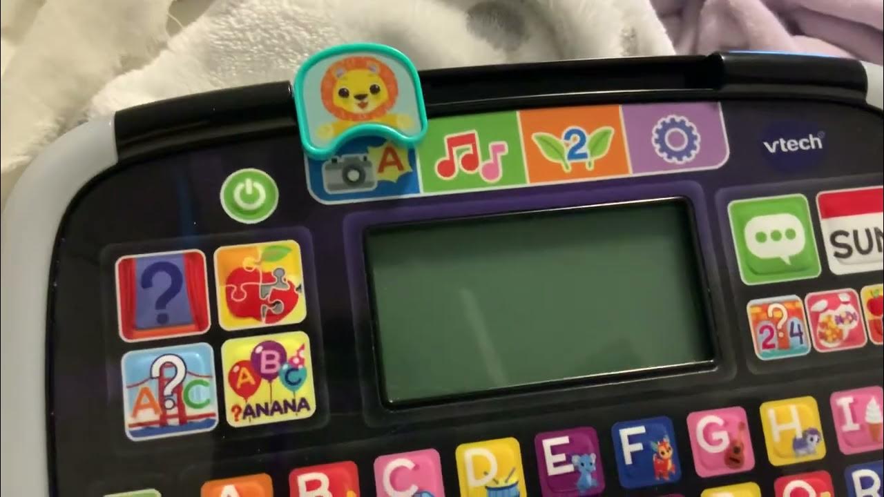 Vtech Little Apps Light Up Tablet on Low Batteries - YouTube
