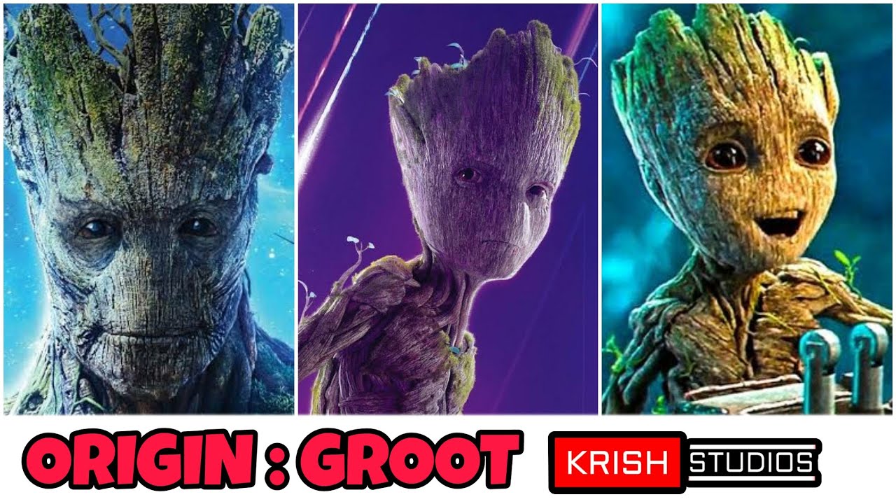 ORIGIN : GROOT || MARVEL CHARACTER || EXPLAINED IN HINDI || KRISH ...