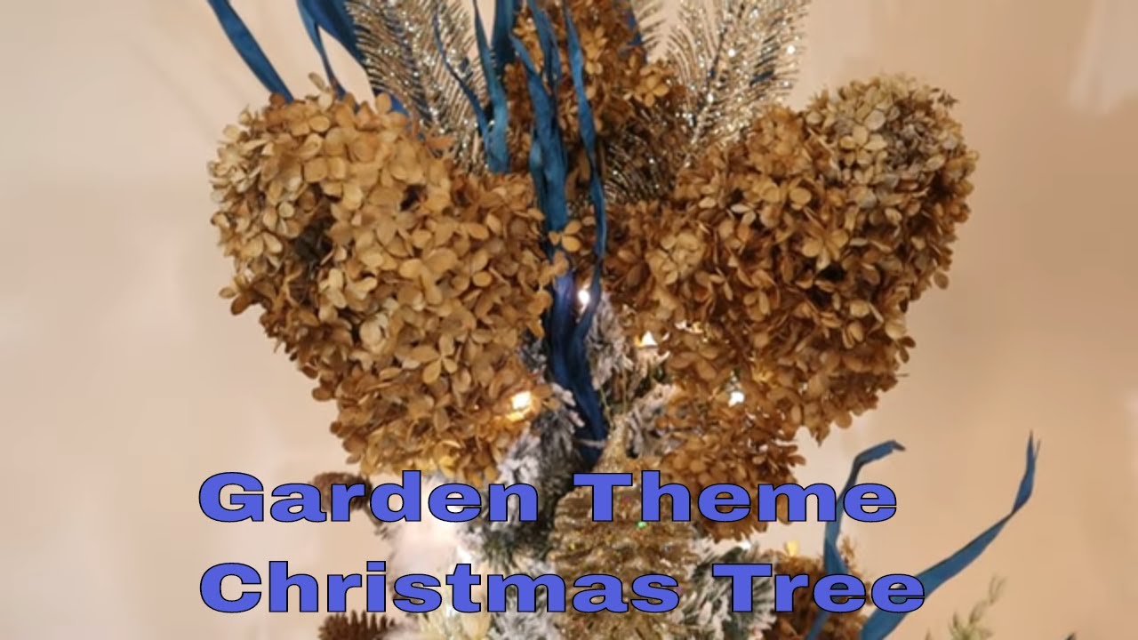 HYDRANGEA CHRISTMAS TREE 2019| Garden Themed Christmas Tree Challenge ...
