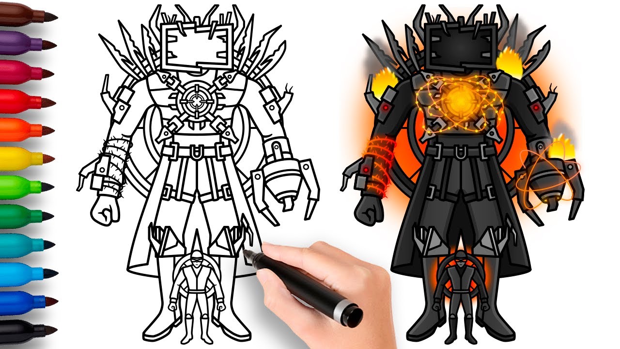 COMO DIBUJAR a NEW CONTROLLED WATCHMAN OF DOOM | Skibidi Toilet 79 ...