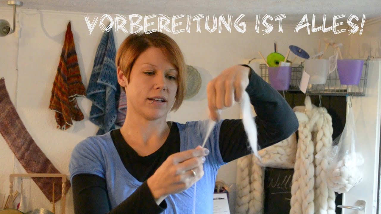 Fasern richtig ausziehen - Vorbereitung ist alles! - YouTube