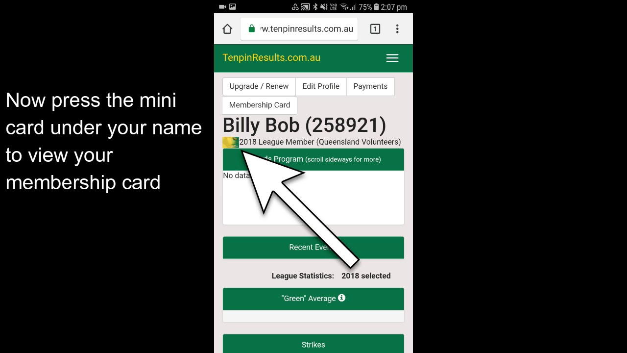 How to access your TBA registration card - Using Mobile phone - YouTube
