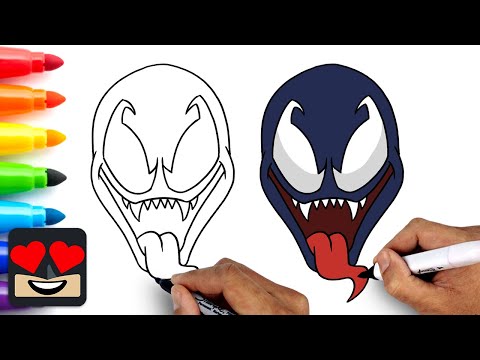 How To Draw Venom EASY