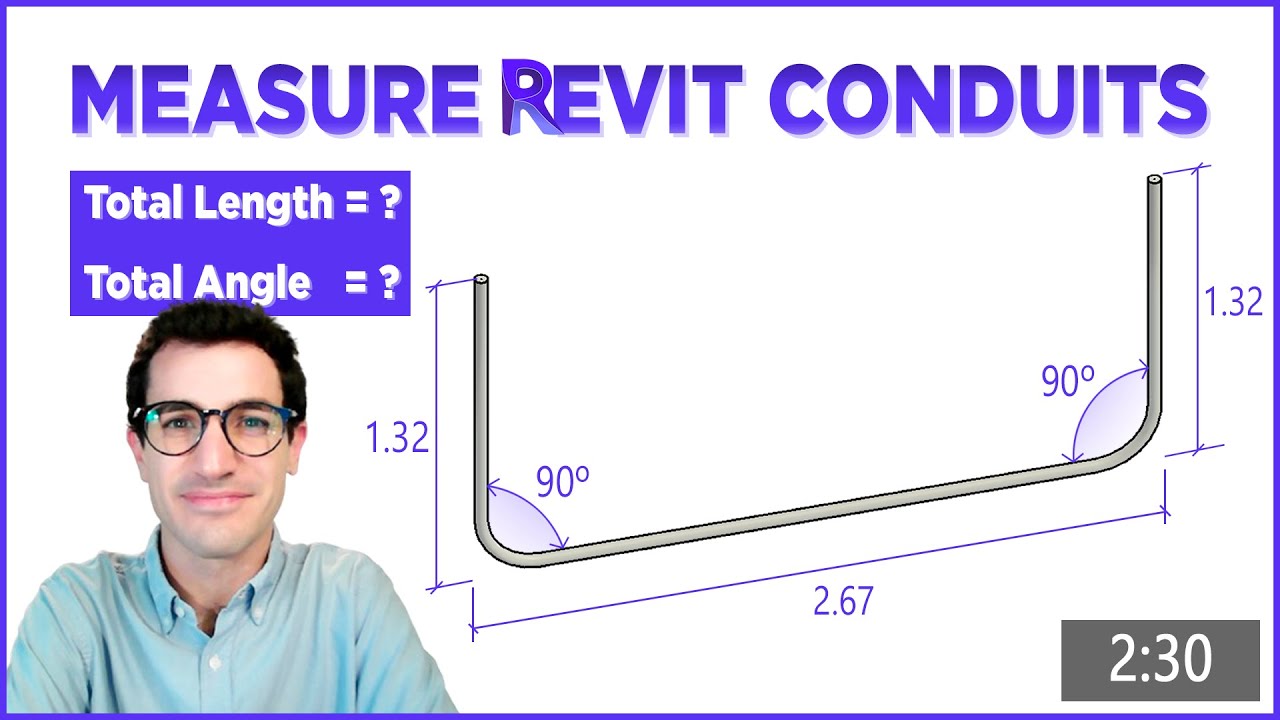 Measure Electrical Conduit Runs | Revit Buttons - YouTube