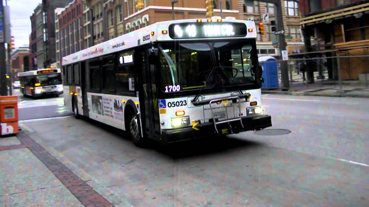 MTA Maryland - 2005 New Flyer D40LF #05023 & #05076 - YouTube