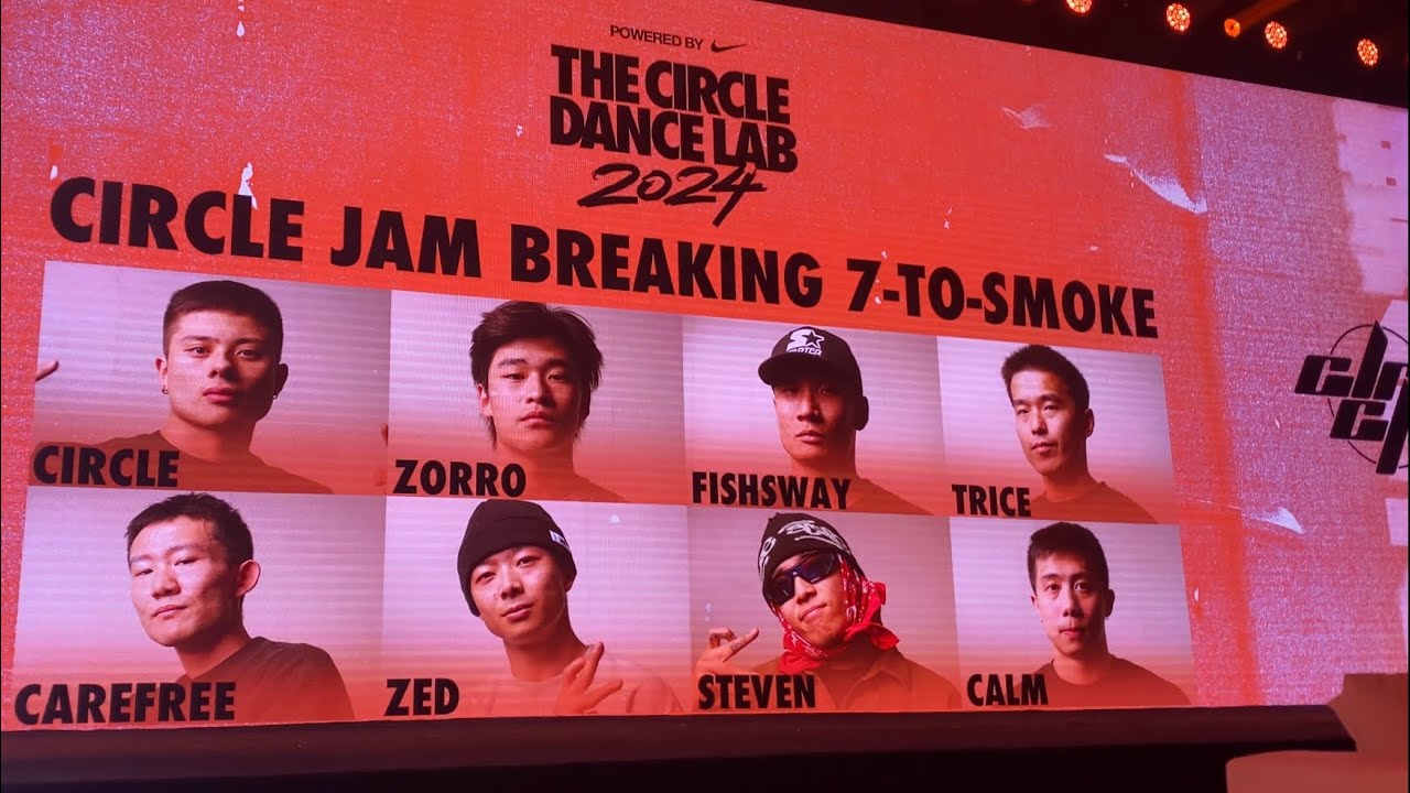 THE CIRCLE DANCE LAB • SEVEN TO SMOKE BBOY BATTLE - Line Up: Kim ...