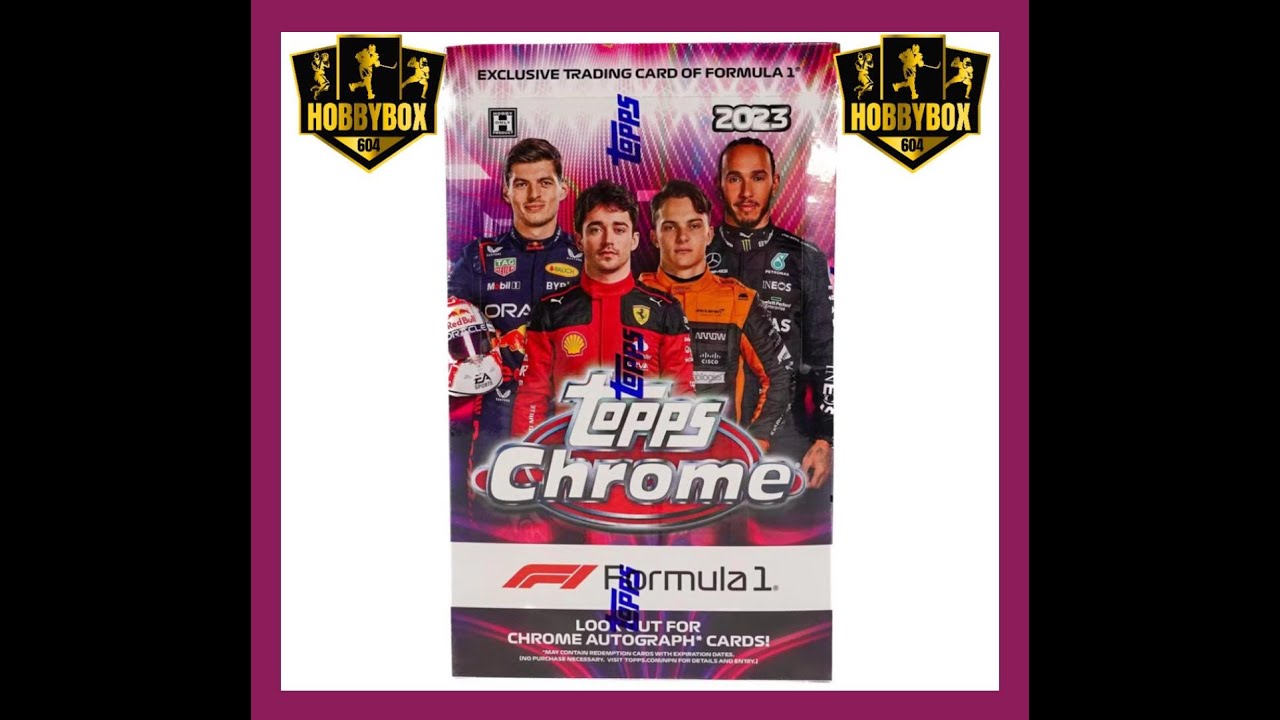 TGIF RACING 2023 TOPPS CHROME F1 PACK RANDOM #1 - YouTube