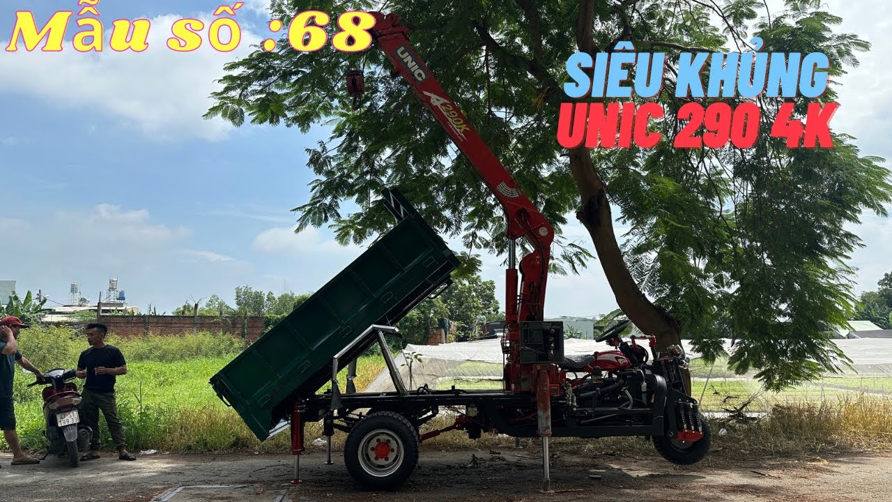 Ba Bánh Gắn Cẩu Unic 290 4K Chất Lượng Và Giá Trị Nhất Hiện Tại |Xe Ba ...