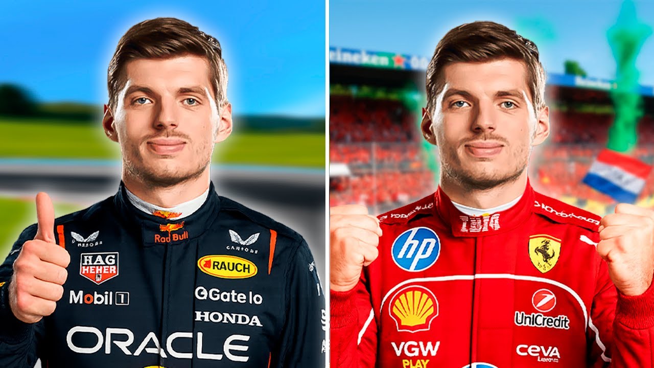 Puse a VERSTAPPEN en UN EQUIPO DISTINTO CADA CARRERA… - YouTube