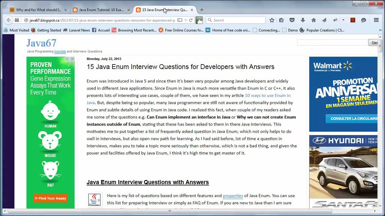 JAVA (Intermédiaire) - 61 - Aller plus loin avec les énumérations (Partie 7/7) - YouTube