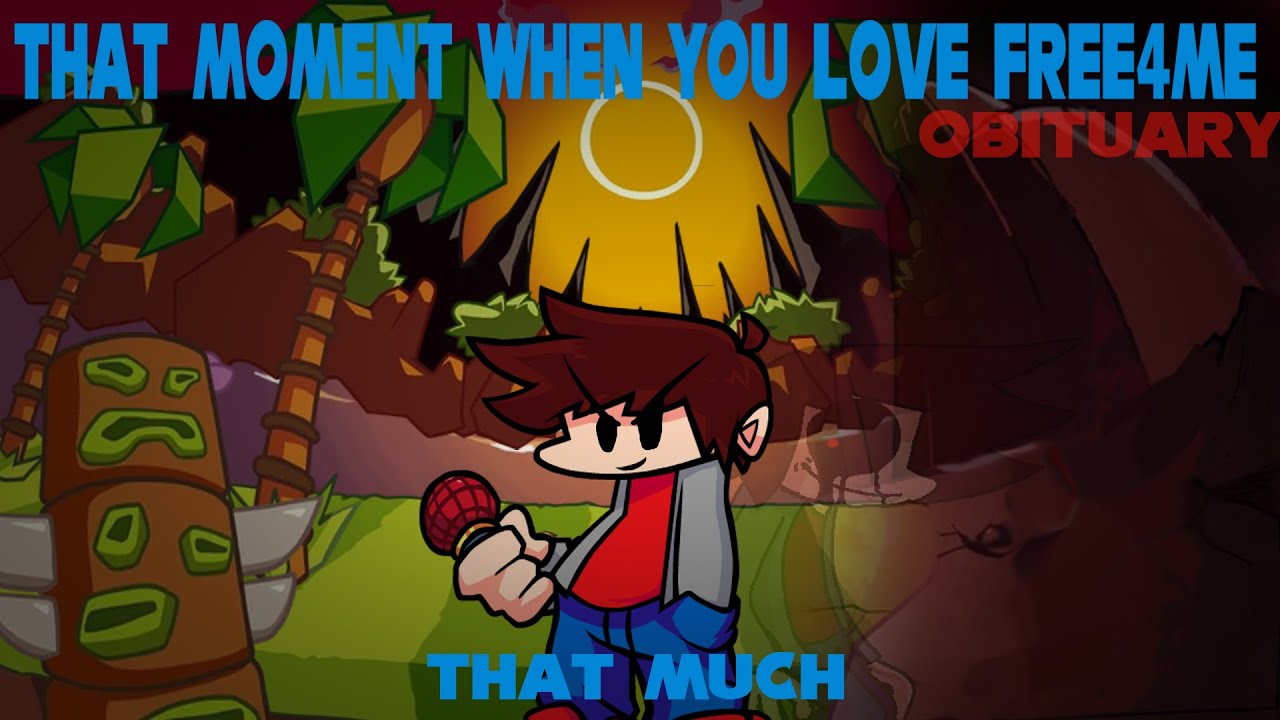 That moment when you love FREE4ME (It's Obituary actually!) that much ...