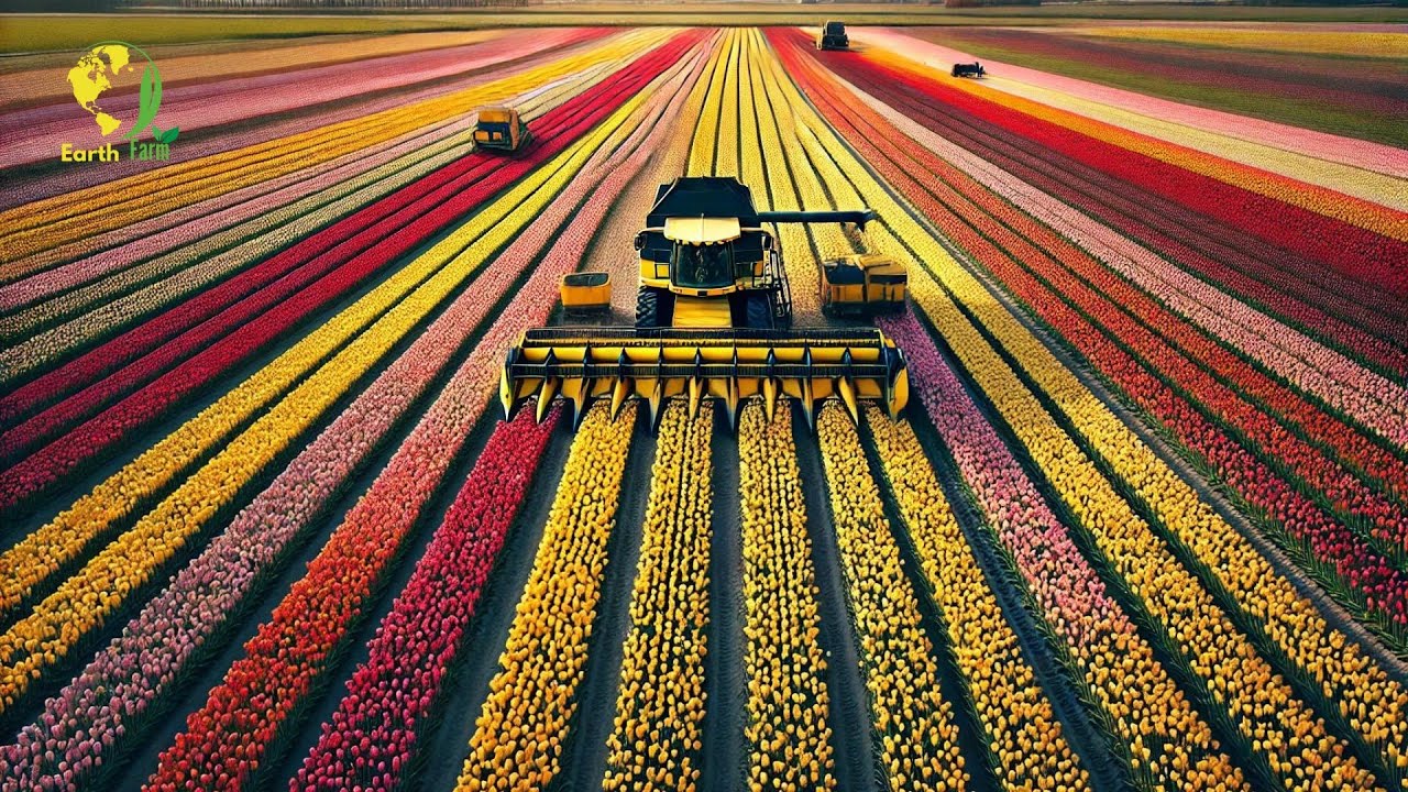 Planting to Harvest tulip,Tulips Cultivation Technique in Green House ...