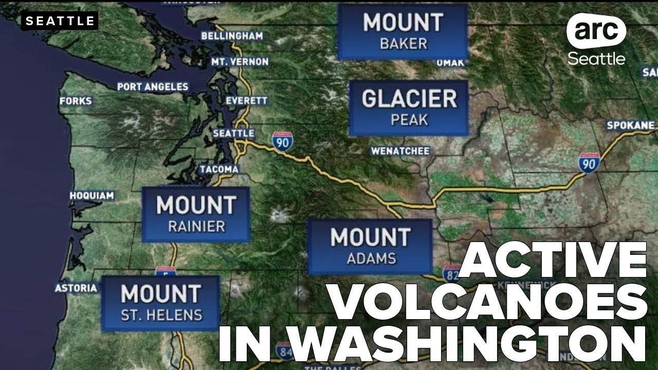 Mount St. Helens is 1 of 5 active volcanoes in Washington state - YouTube