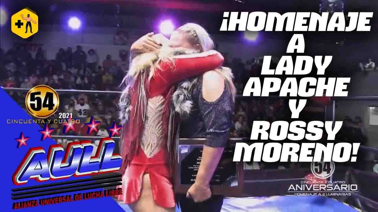 ¡Homenaje a Rosy Moreno y Lady Apache en el 54 Aniversario de la Arena ...
