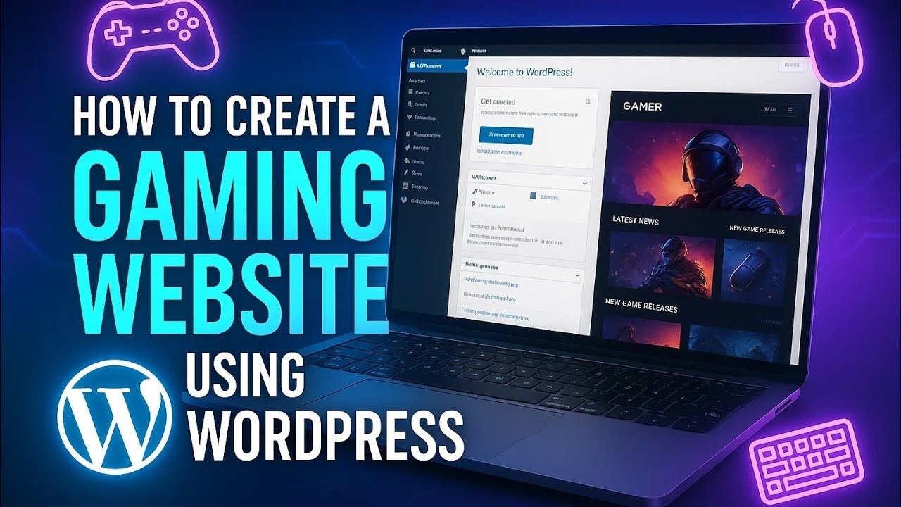 How to create a wbsite Gaming Website #pcgames #wordpress - YouTube