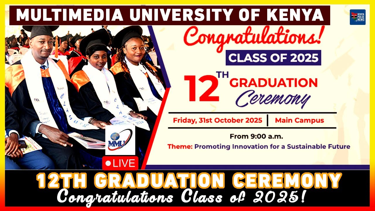 LIVE: MULTIMEDIA UNIVERSITY 12TH GRADUATION CEREMONY | CLASS OF 2025 ...