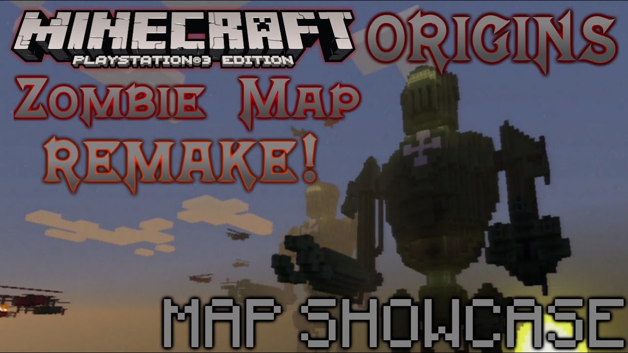 Minecraft PS3: ORIGINS Zombie Map REMAKE! - Map Showcase! - YouTube