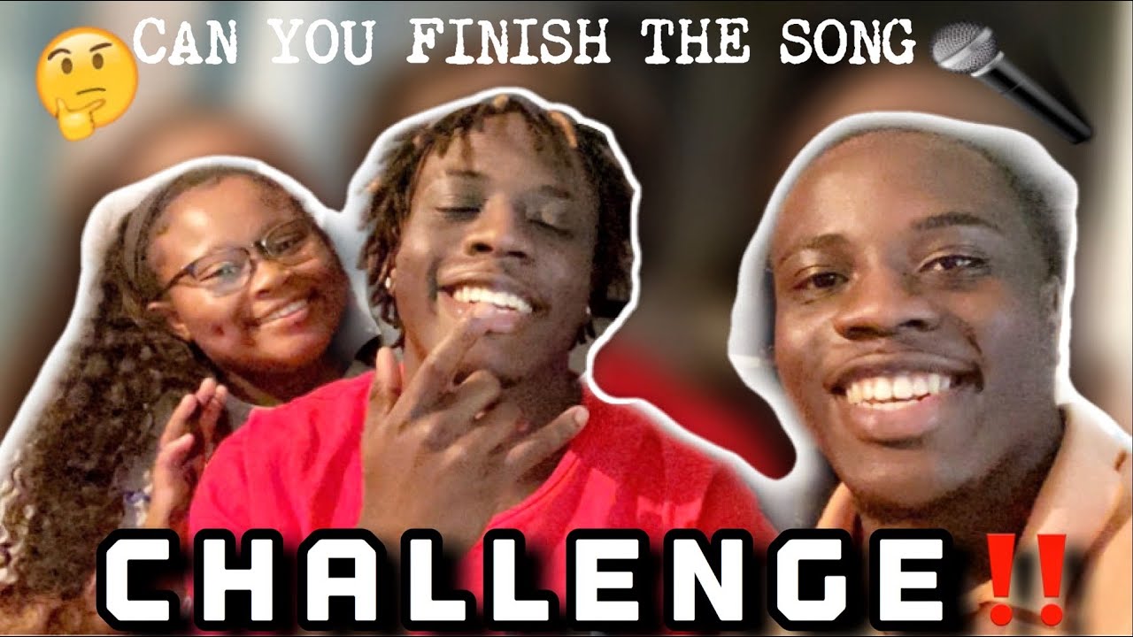 CAN YOU FINISH THE SONG CHALLENGE (HILARIOUS) - YouTube