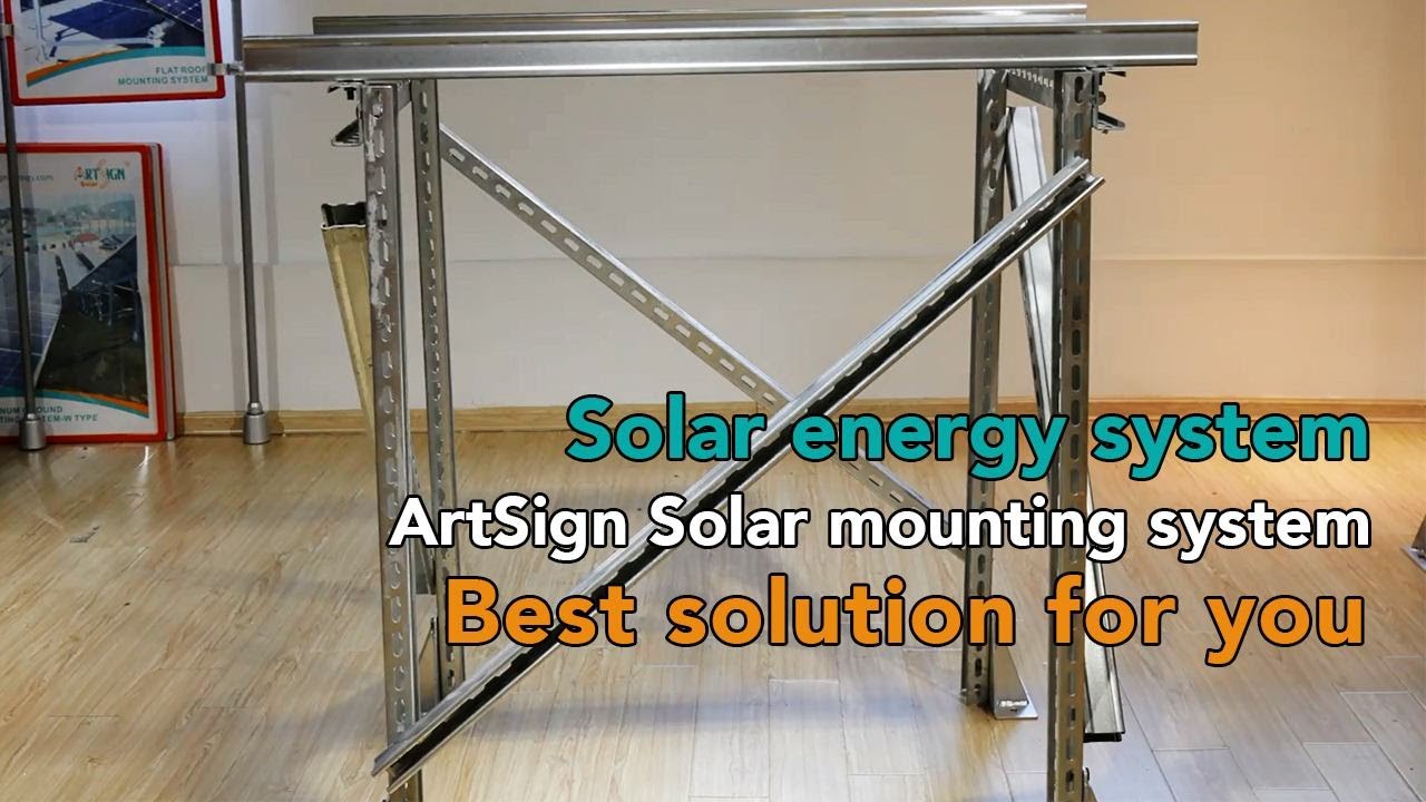 Hot dipped galvanized steel mounting system - YouTube