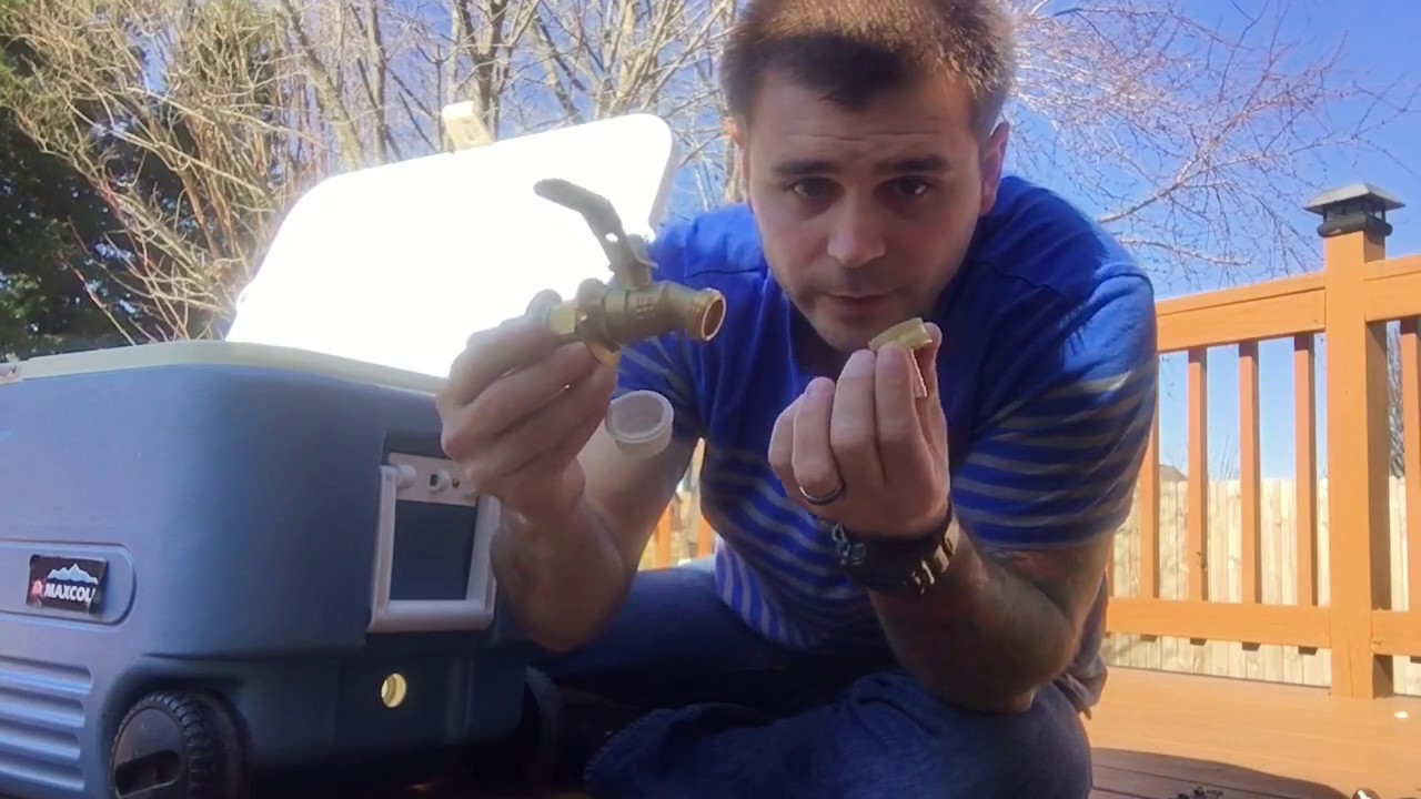 DIY Mash Tun for homebrewing - YouTube