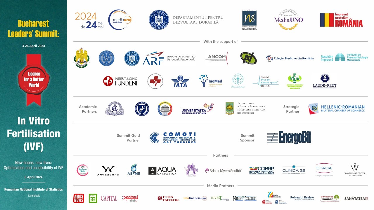 IVF Conference- ”Bucharest Leaders’ Summit: Licence for a Better World ...