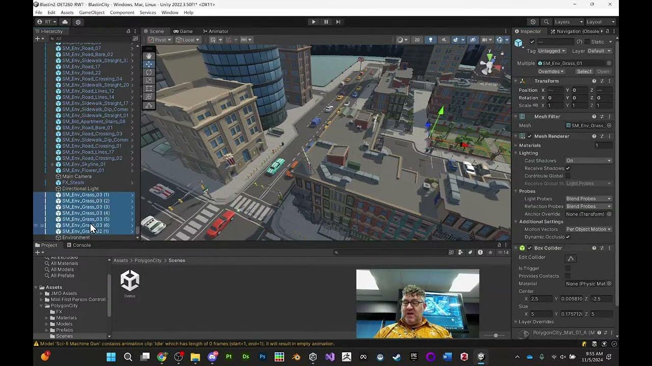 DET 260 - Game Engines - Blastin' 2 with Raycast - YouTube