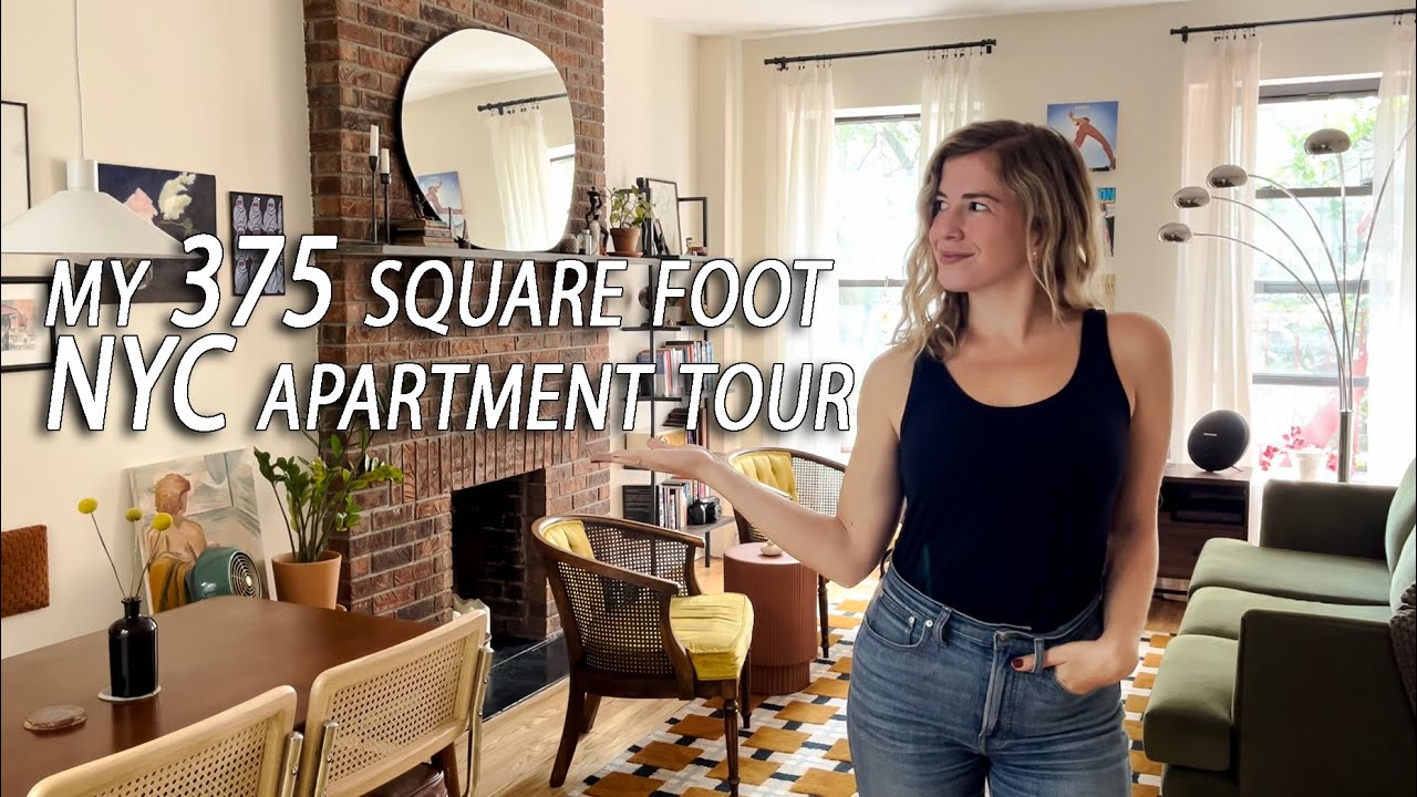 My NYC Apartment Tour: 375 sqft in Manhattan...with rent reveal 🫠 - YouTube