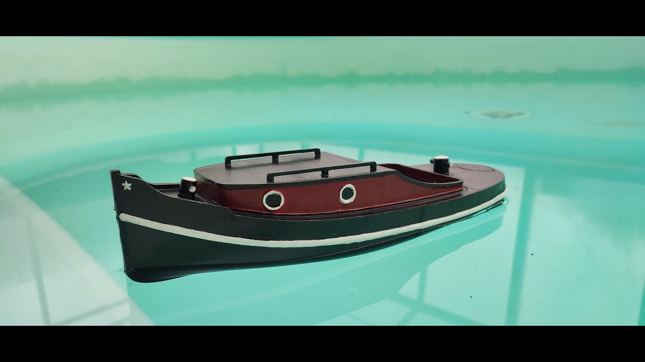 3d printed rc opduwer / little (dutch) tug boat build and running video ...