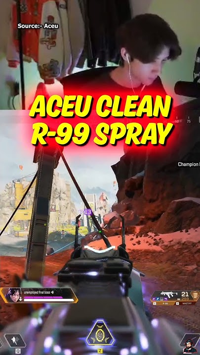 Aceu Clean R-99 Spray | Apex Legends #apexlegends #shorts - YouTube