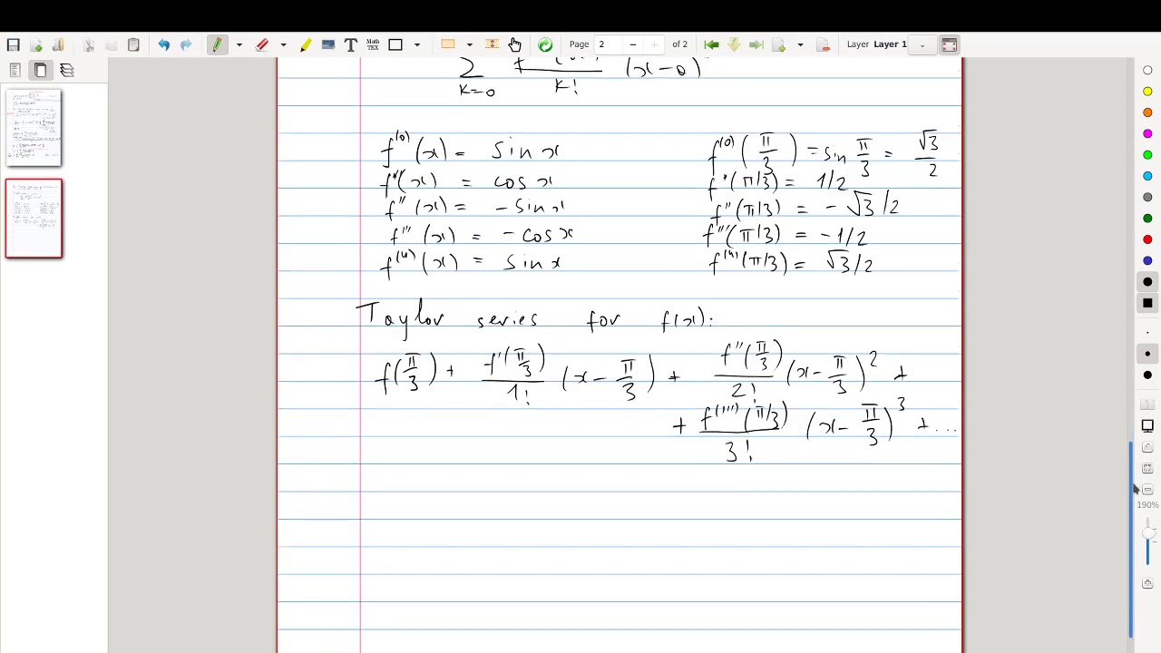 11 - Taylor series example - YouTube