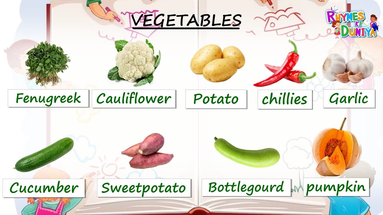 Vegetable Names Made Easy: Fun Learning for Kids! Let's Get Veggie! Fun ...
