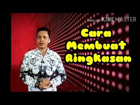 CARA MEMBUAT RINGKASAN - YouTube